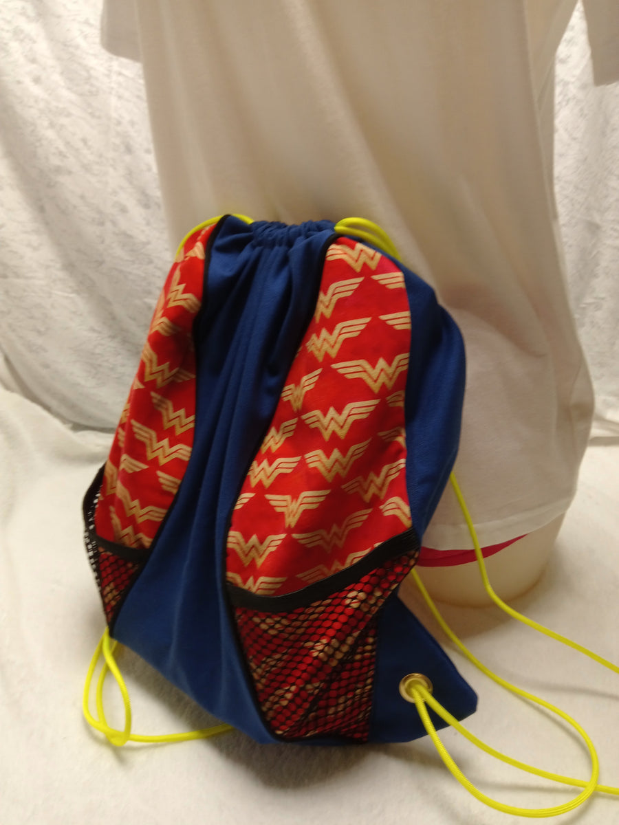 Wonder Woman Drawstring panel Backpack – PrimaDiana