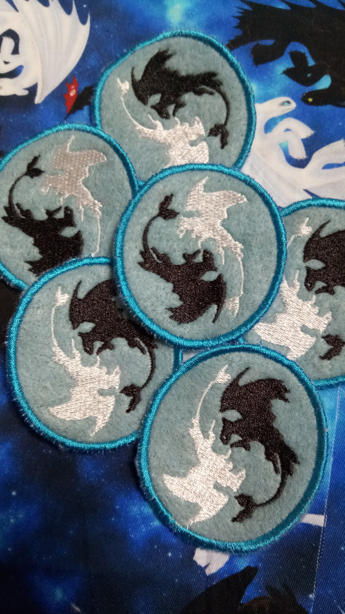 Night and Light Fury patch (inspired by source material ( – PrimaDiana