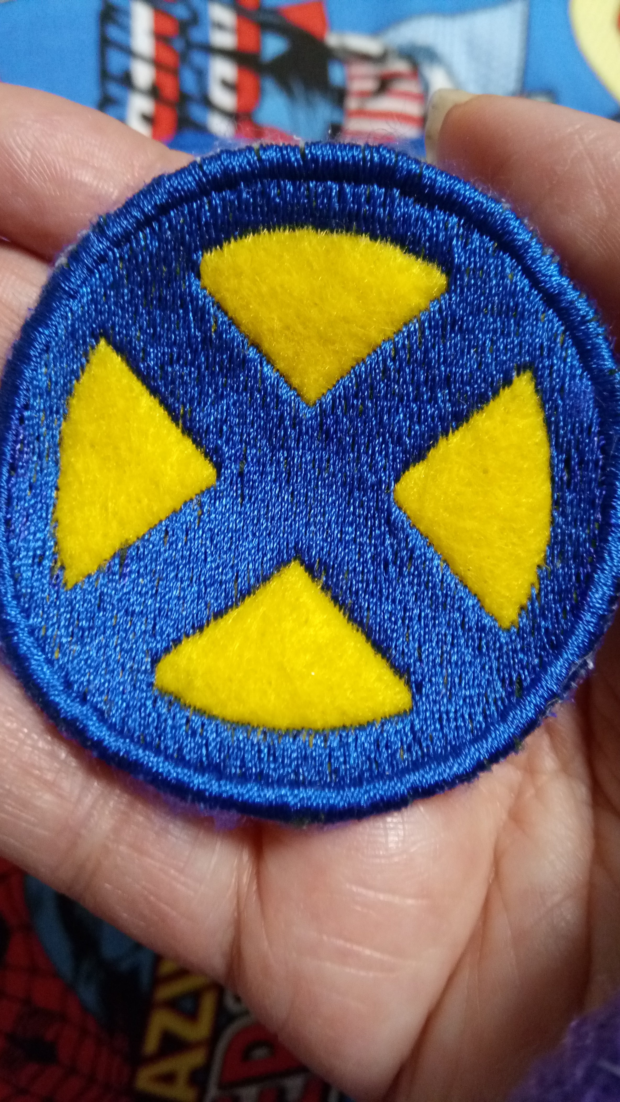 X Men Symbol Blue