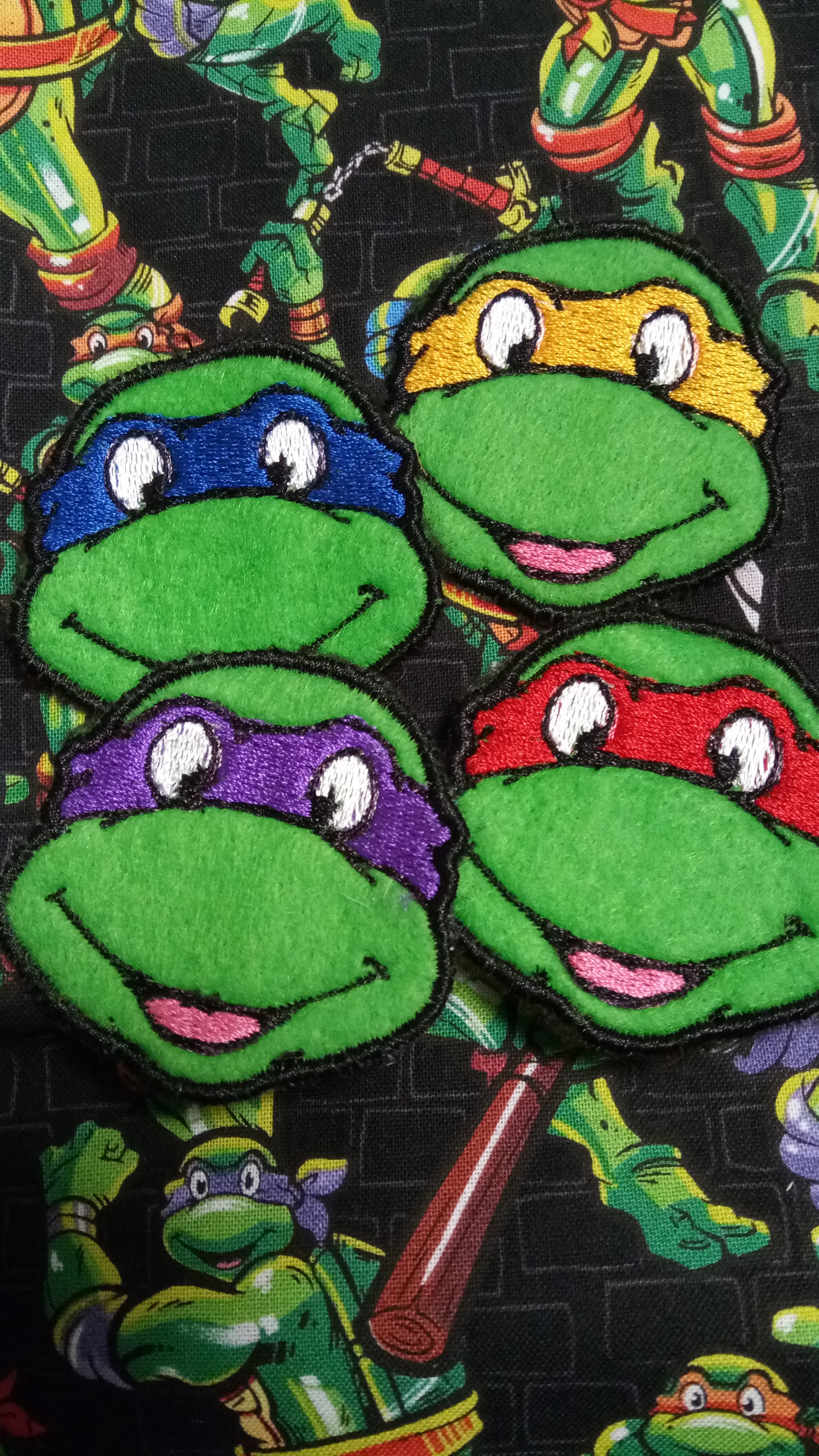 TMNT patch set ( inspired by source material) – PrimaDiana