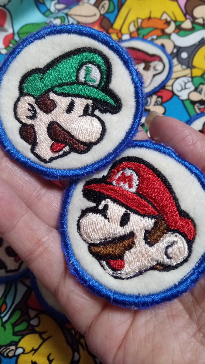 Paper Mario and Luigi patch set (inspired by source material) – PrimaDiana
