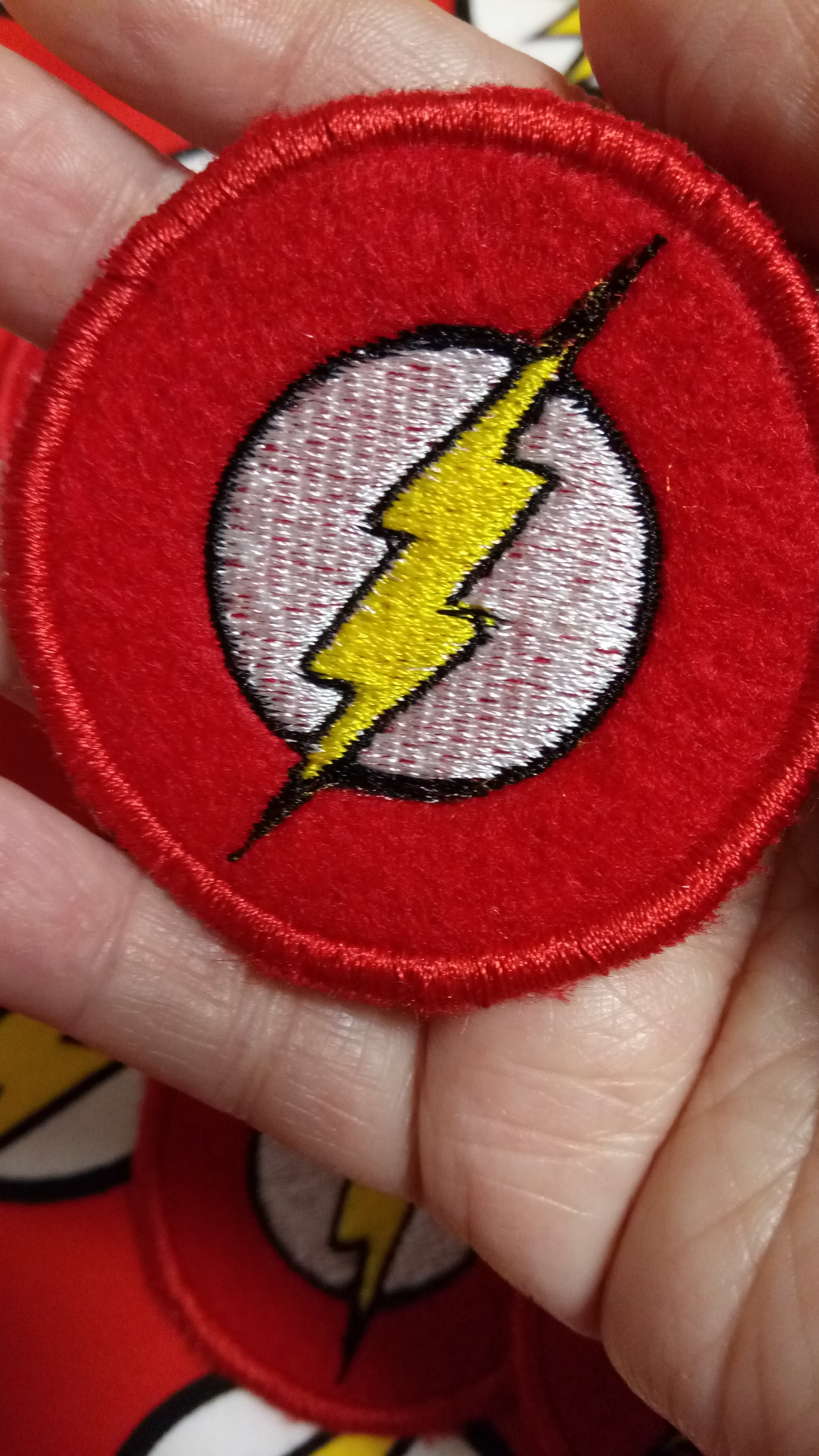 DC Comics Flash patch (Inspired by source material) – PrimaDiana